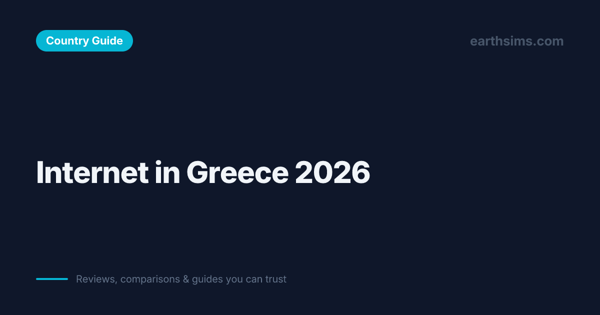 Internet in Greece 2026: Complete Connectivity Guide for Travelers ...