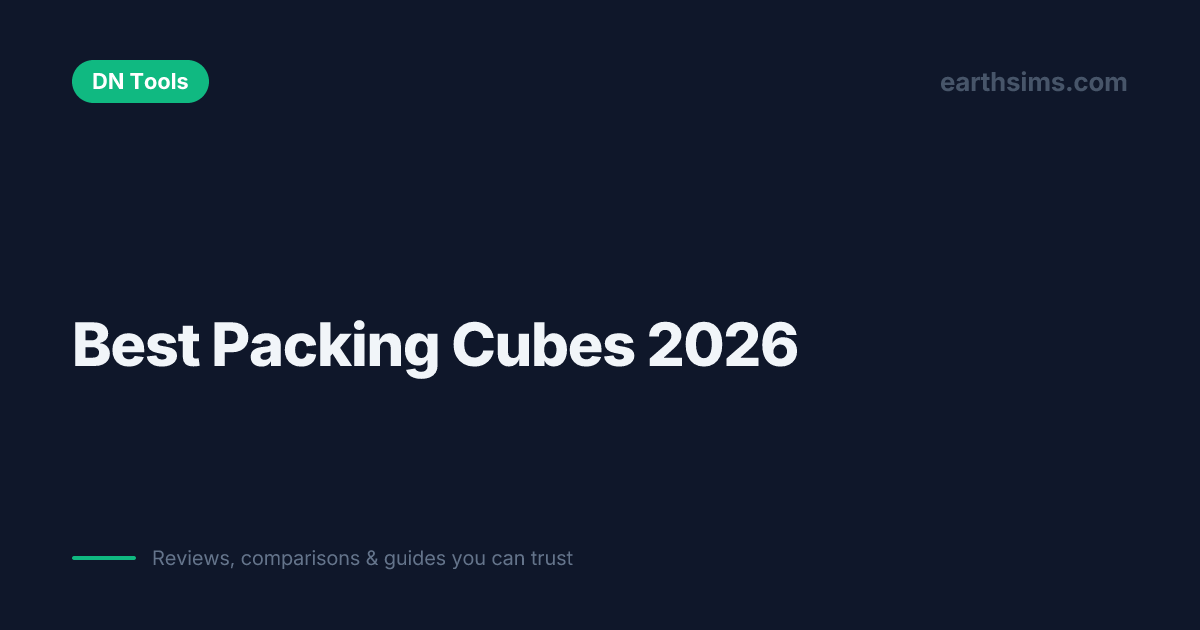 Best Packing Cubes 2026 | Earth SIMs