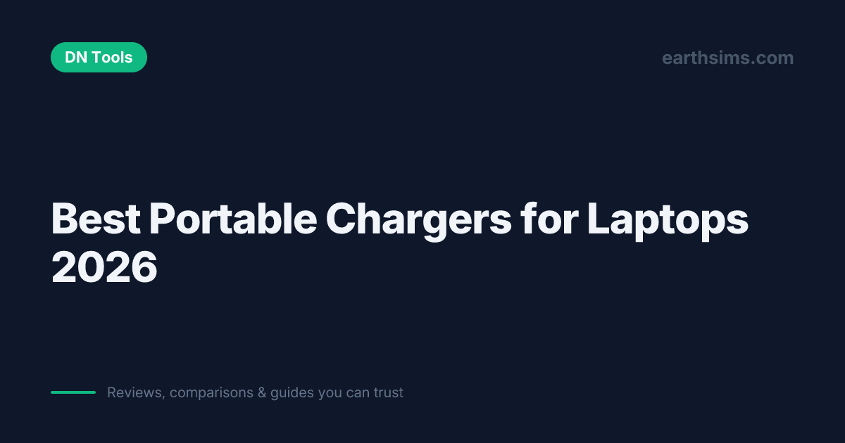 Best Portable Chargers for Laptops 2026 | Earth SIMs